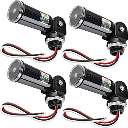2 Pack Dusk to Dawn Photocell Sensor for Outdoor Lights, 120-277V ...