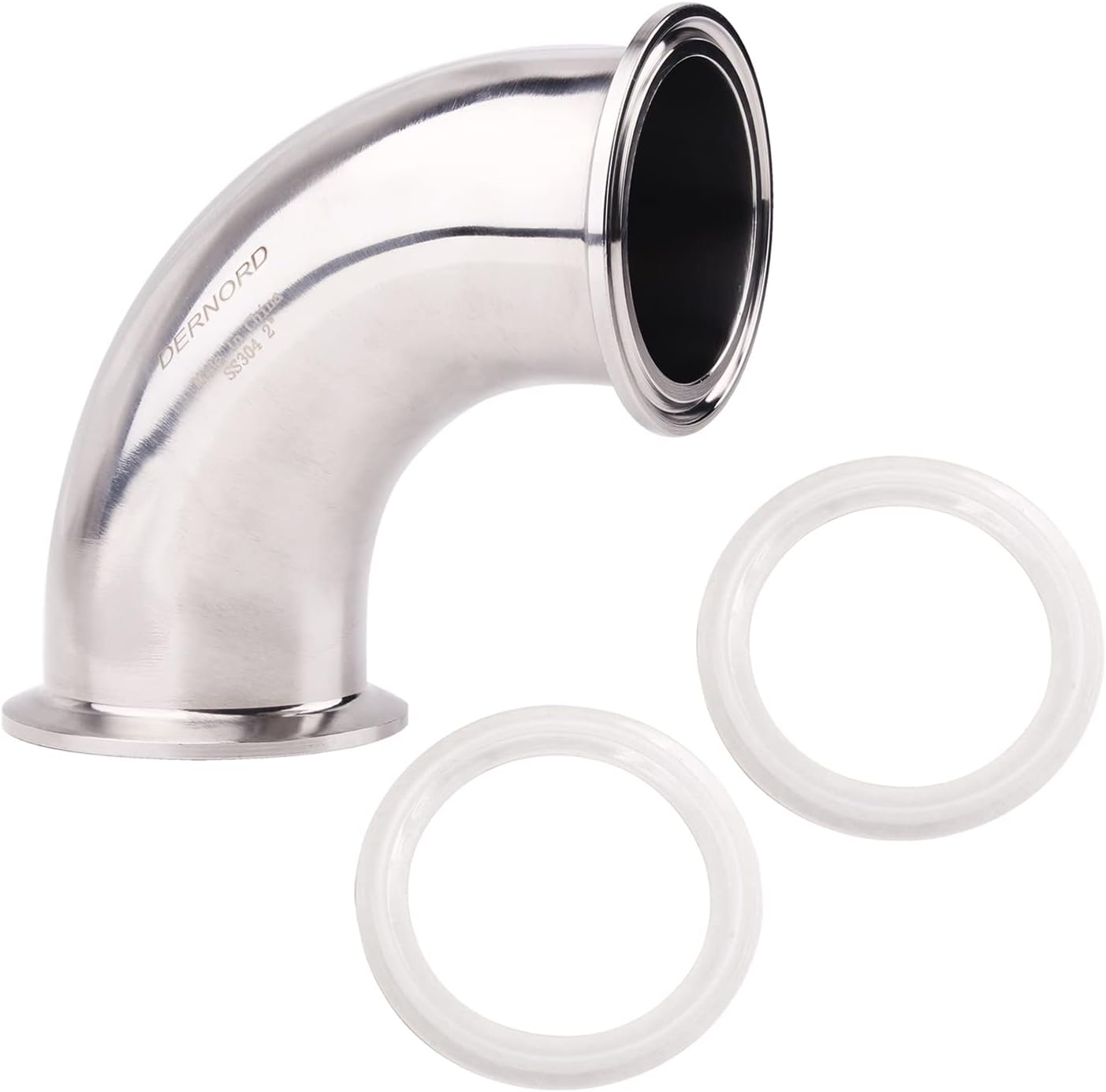 Amazon.com: DERNORD 1" Tube OD Sanitary Ferrule Elbow 90 Degree Pipe ...