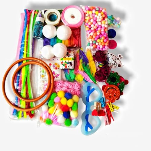 CREATIVE PENCIL Decorative Material DIY Craft Kit with 60pcs Ice- Cream ...