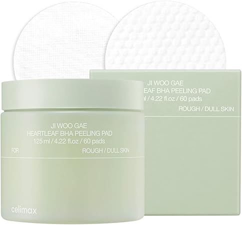 Celimax Ji.Woo.Gae Heartleaf BHA Peeling Pad, Smooth but Effective ...