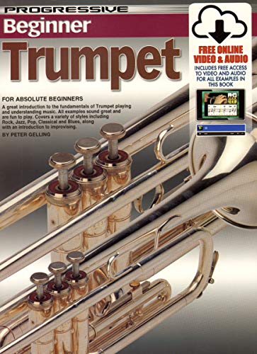 Progressive Beginner Trumpet Bk/OnlineVideo/Audio | Amazon price ...