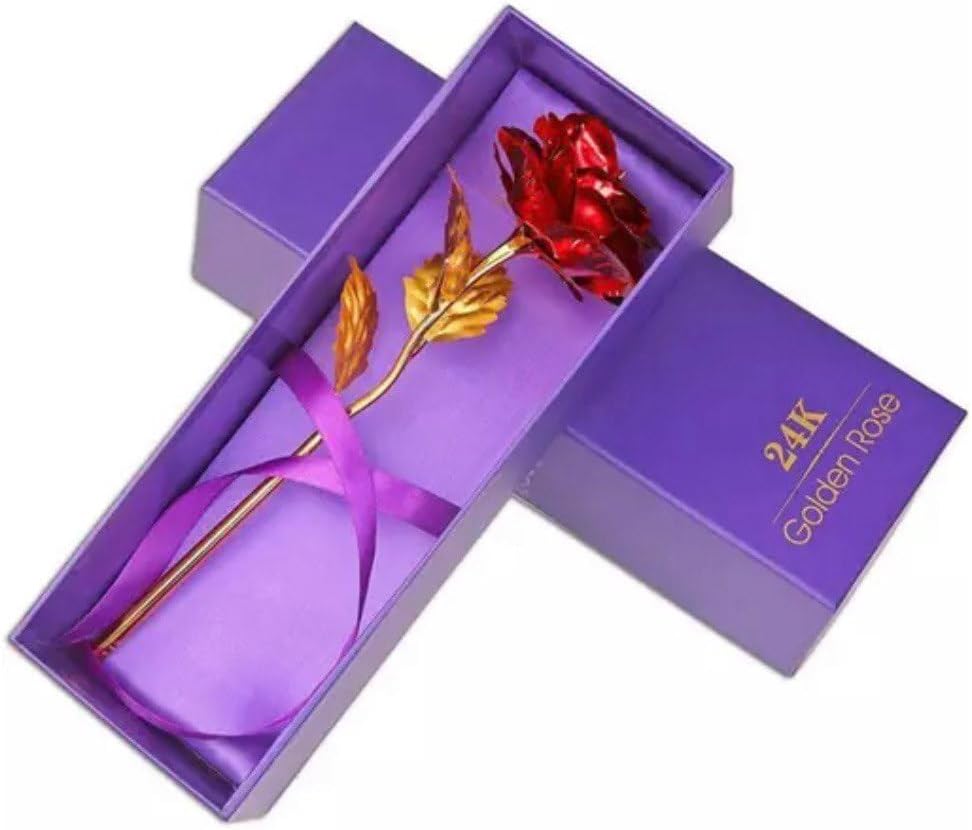 Next Bazaar Plastic Red Rose Flower And Gift Box - Best Valentine'S Day ...