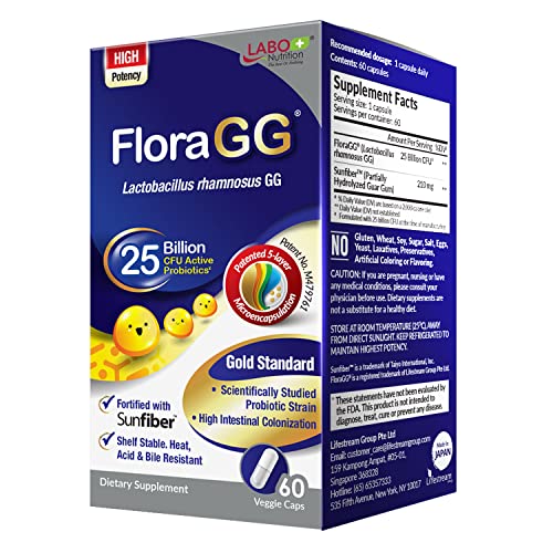 Snapklik.com : FloraGG, Lactobacillus Rhamnosus GG 25 Billion CFU ...