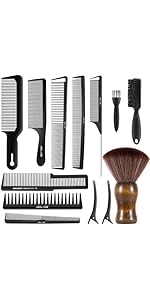 Amazon.com : SALONSILK 4PCS Professional Comb Set, Wide Tooth Rat Tail ...