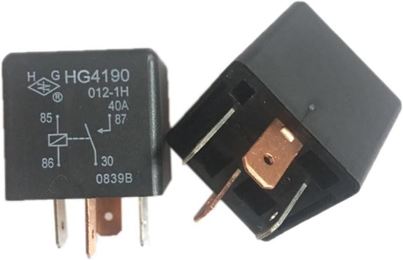 Amazon.com: NOVOCE 1pcs HG4190 012-1H 4-pin 12V 40A Car Relay : Automotive