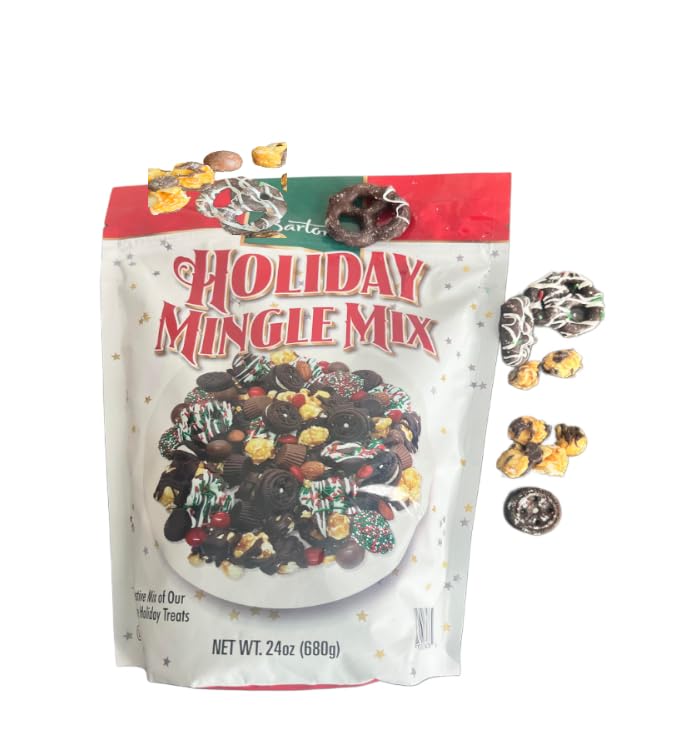 Amazon.com: Burtons Holiday Mingle Snack Mix, 24 oz Bag (24 Ounce(1 ...