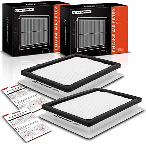 Amazon.com: A-Premium 2-PC Front Engine Air Filter Compatible with ...