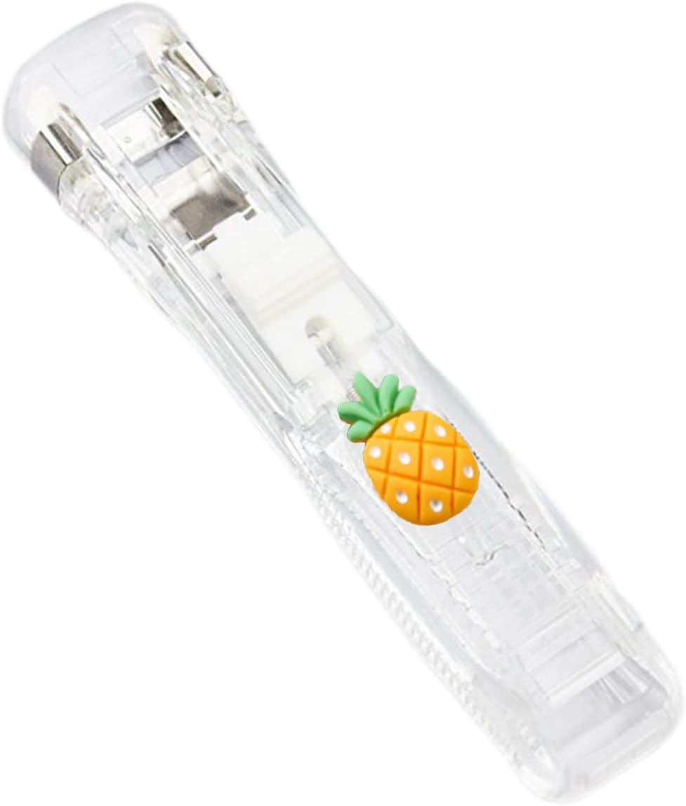 Push Stapler Transparent Seamless Stapler Pineapple Pattern Paper ...