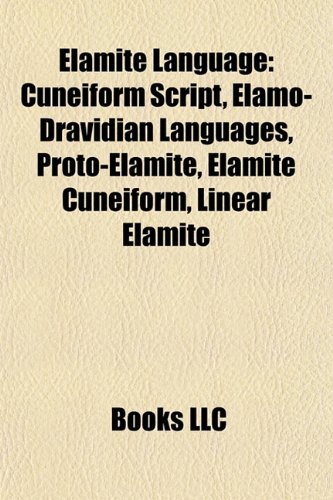 Elamite Language: Cuneiform Script, Elam : Llc, Books: Amazon.es: Libros