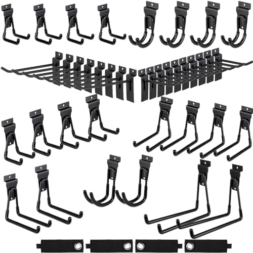 Amazon.com: FELLER Slatwall Hooks Heavy Duty - Premium 20 Pack for ...