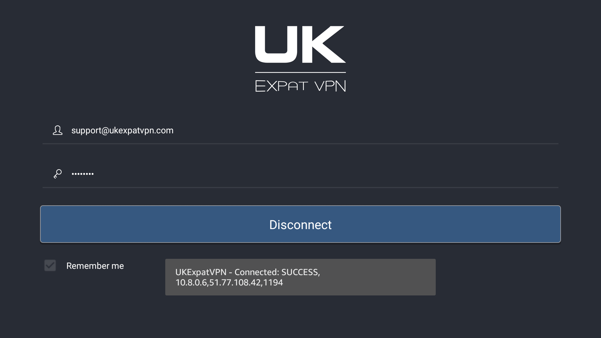 UK Expat VPN - App on Amazon Appstore
