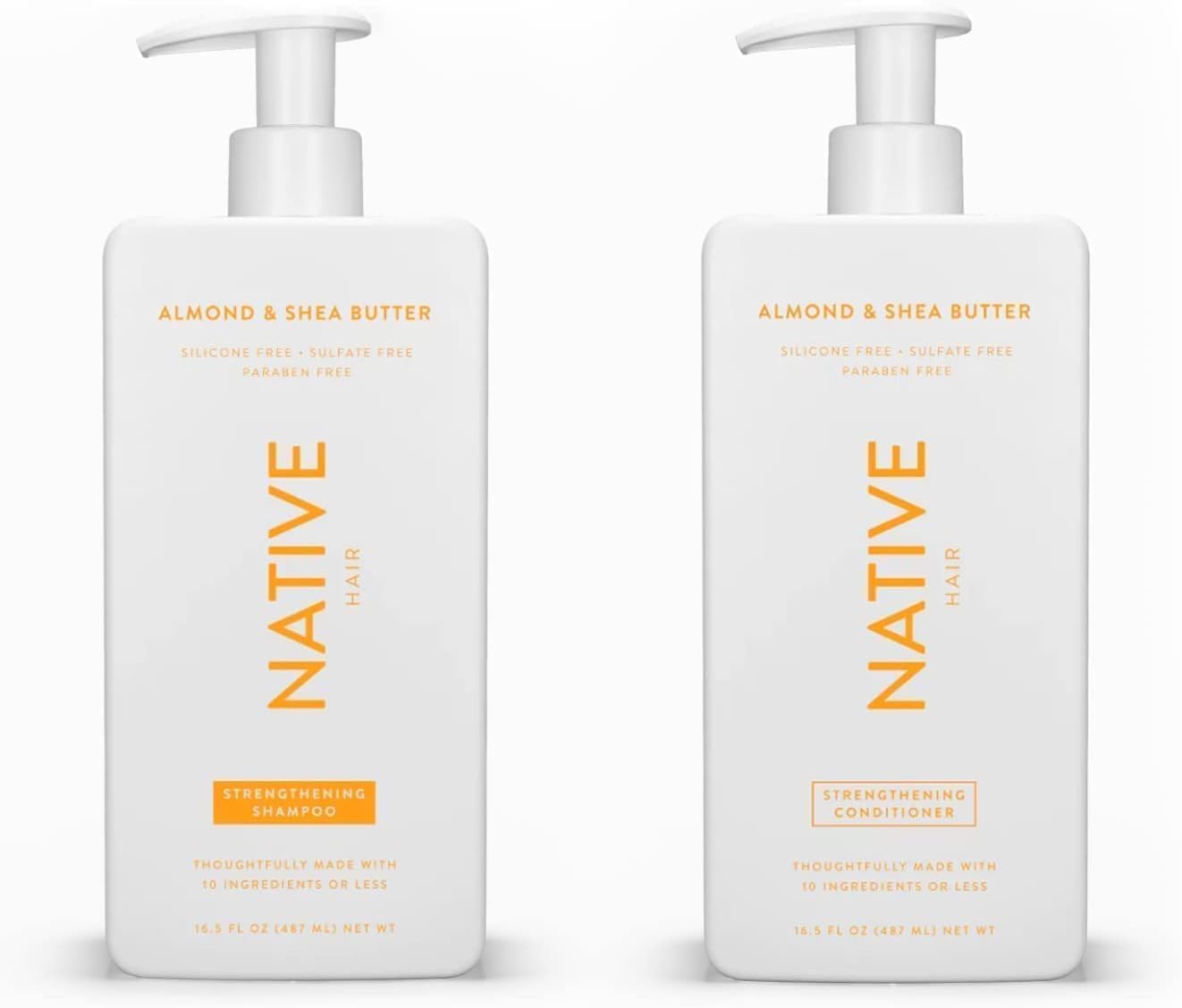 Native Almond & Shea Butter Sulfate-Free Shampoo Conditioner Set