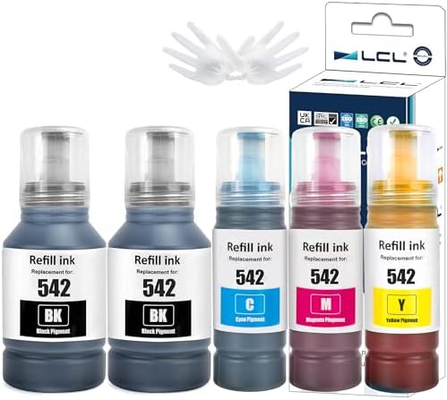 EPSON 542 EcoTank Ink Ultra-high Capacity Bottle Black (T542120-S ...