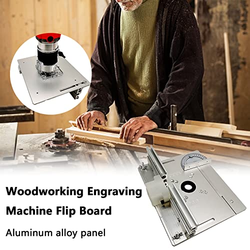 Router Lift, Router Table for Routers with Set 3 Router Table Insert ...