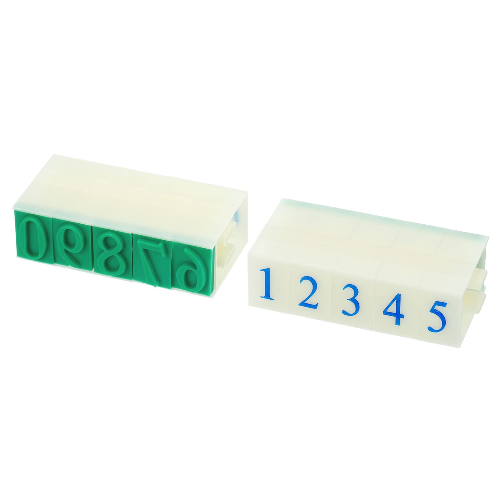 Amazon.com : PATIKIL Detachable Number Stamp, 17mm Plastic 9 Digits ...