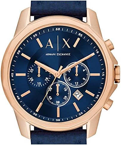 Amazon.com: AX ARMANI EXCHANGE Men's Stainless Steel Quartz Watch with ...