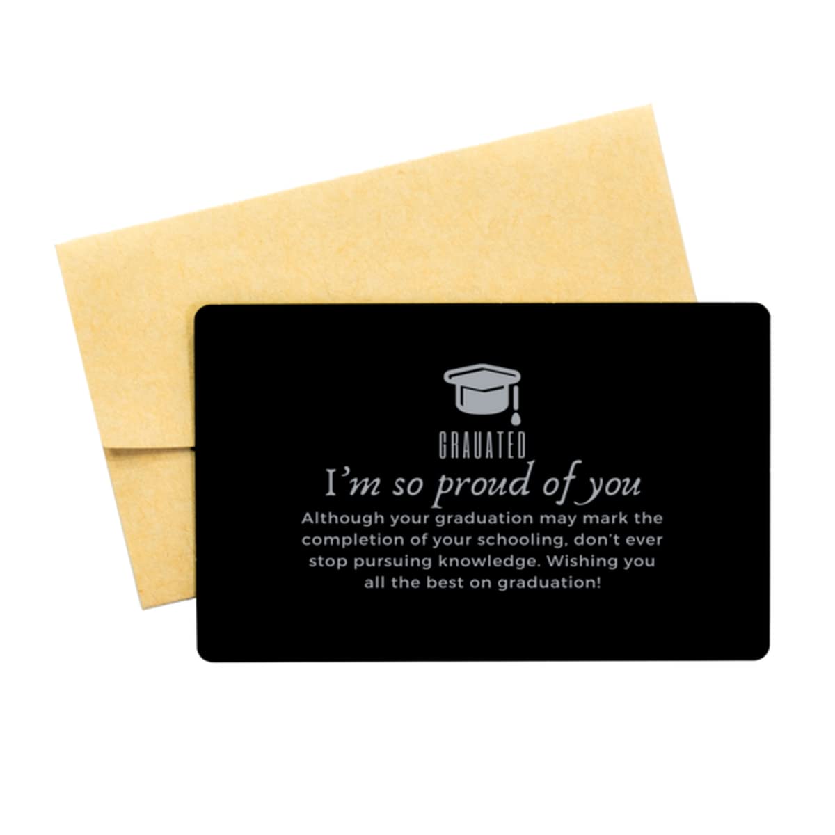 Buy for Proud Daughter Proud Son, Grad | Memorial Treasure Card Forever ...