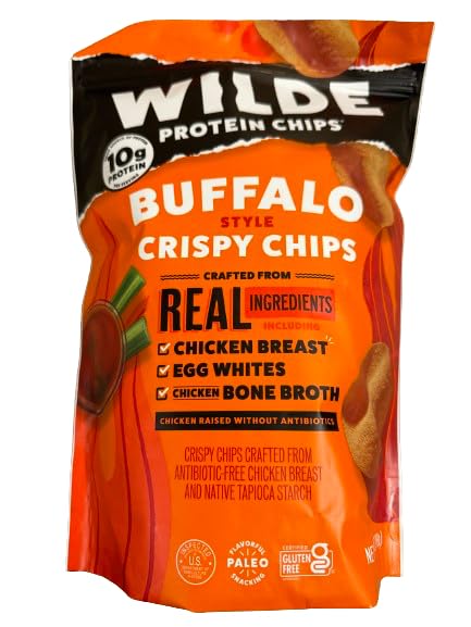 Amazon.com: Wilde Protein Chips Buffalo Style 7 Oz 1 Pck