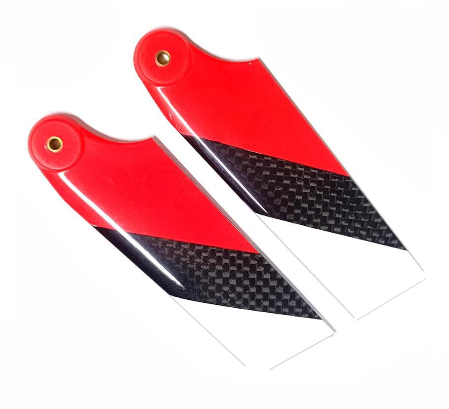 Amazon.com: STASRC Tarot 95mm Carbon Fibe Tail Rotor Blade Red for ...