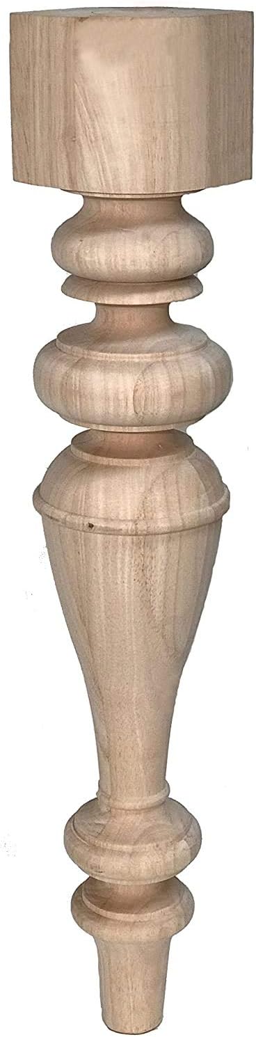 Amazon.com - BingLTD - 29" French Style Unfinished Farm Table Leg - Set ...
