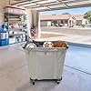 Amazon.com: Household Essentials Commercial Laundry Cart with Rolling ...
