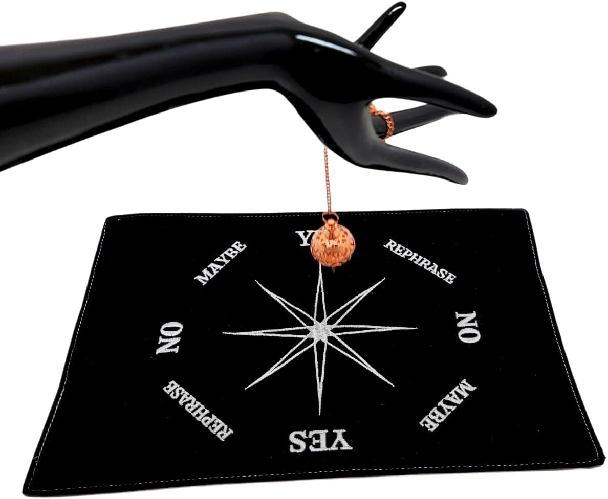 Amazon.com: Witchy Cauldron Velvet Pendulum Divination Cloth, mat for ...