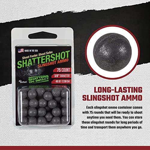 Snapklik.com : Air Venturi Dust Devil ShatterShot Slingshot Ammo For Adults