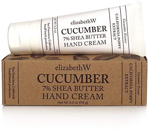 Amazon.com : elizabethW Cucumber Hand Cream - 3.3 ounces : Beauty ...