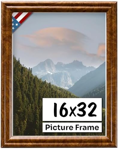 Amazon.com: US Art 16x32 Brown Burl .75 in Wooden Photo Picture Poster ...