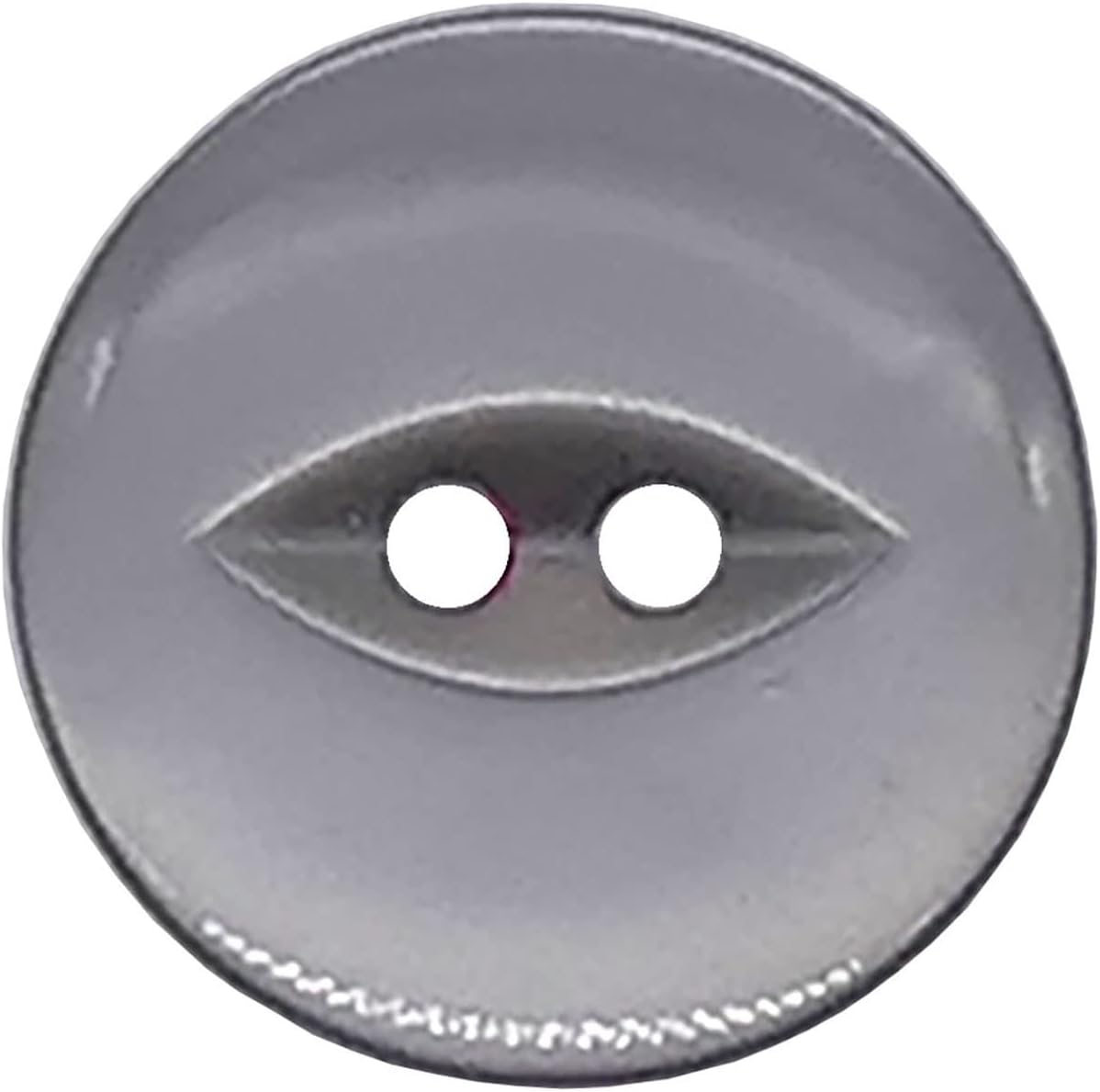 Pack of 6 Grey Sew on 20mm Round Buttons Flat 4 Holes 32L 32 Ligne ...