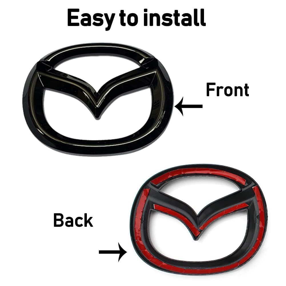 Silver Emblem Replacement For Mazda 3 Sedan 2014
