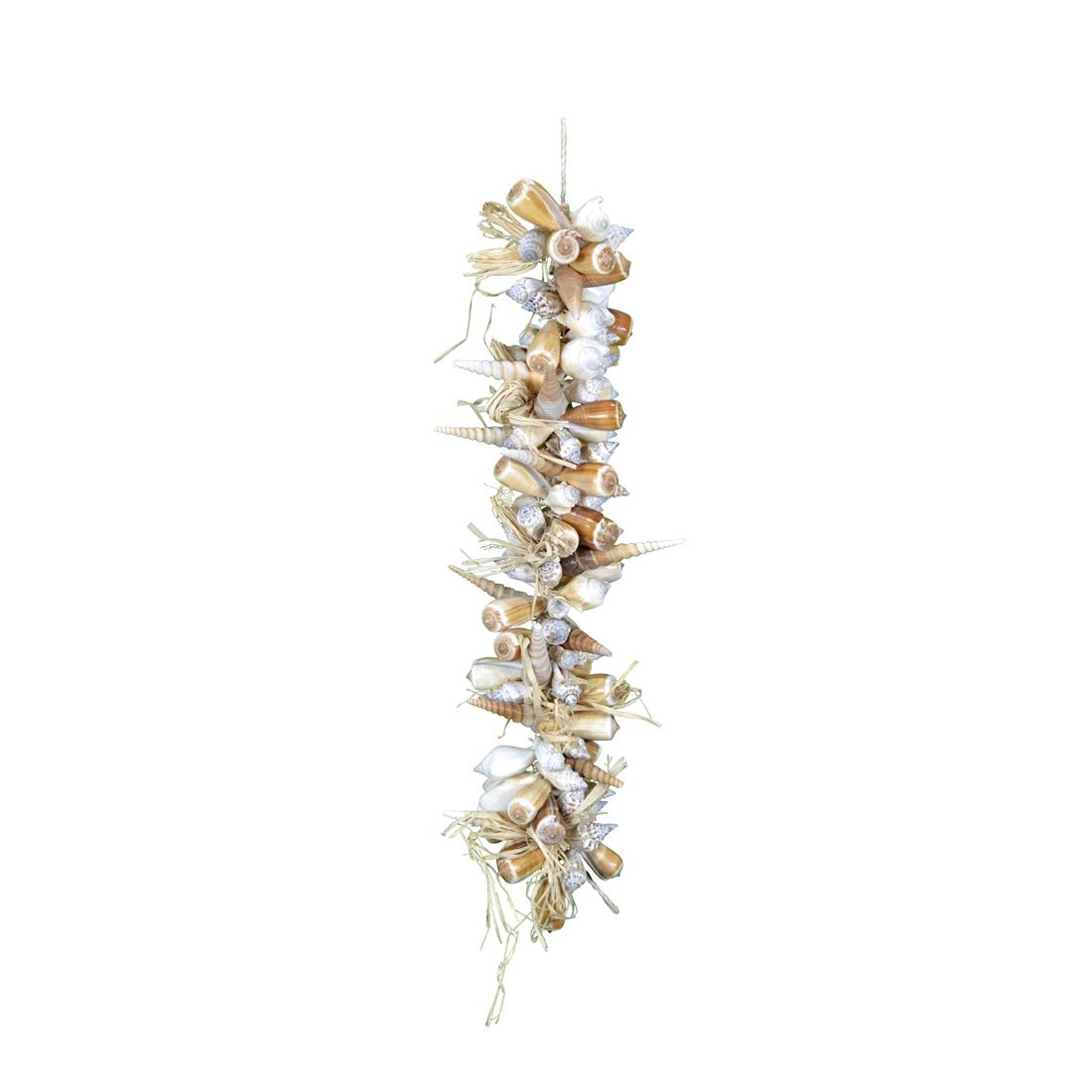 Natural & Brown Seashell Garland Strand 21" | Decorative Beach Shell ...