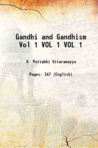 Amazon.in: Buy Gandhi and Gandhism Vol 1 Volume VOL 1 1942 Book Online ...