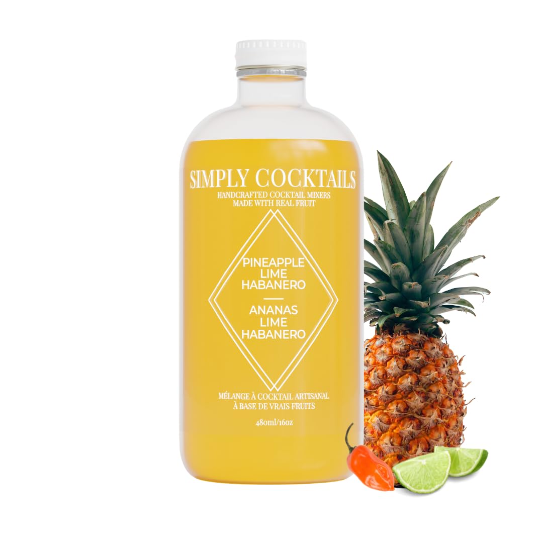 Amazon.com : Simply Cocktails Pineapple Lime Habanero Cocktail Mixer ...