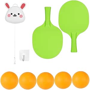 Ping Pong Balls Table Tennis Trainer Set Hanging Trainer Portable ...