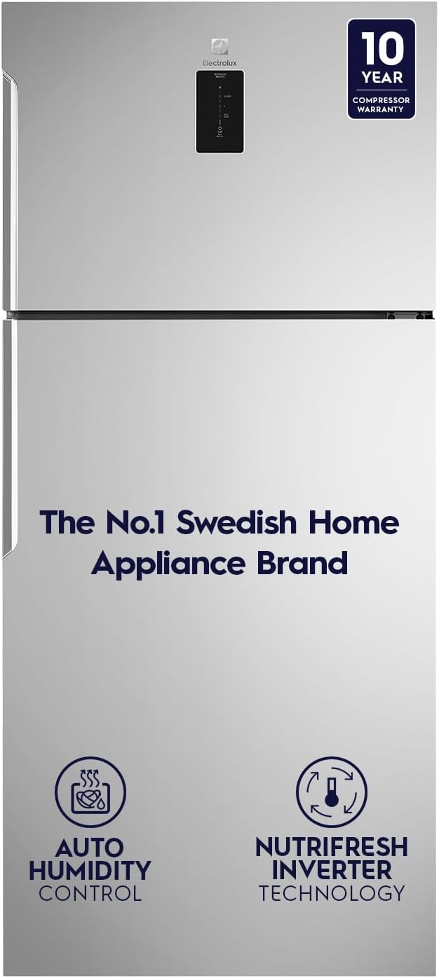 Electrolux 573L Frost Free Inverter Double Door Refrigerator, Top ...