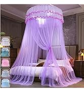 Amazon.com: naturetalk Bed Canopy, Princess Bed Curtain Net for Girls ...