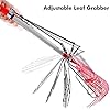 Amazon.com : Garden Rake, 38”- 56”Leaf Rake with 72 Gal Reusable Garden ...