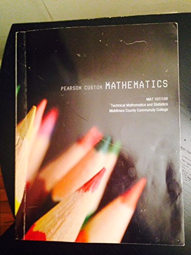 Pearson Custom Mathematics: Pearson Learning Solutions: 9781269111287 ...