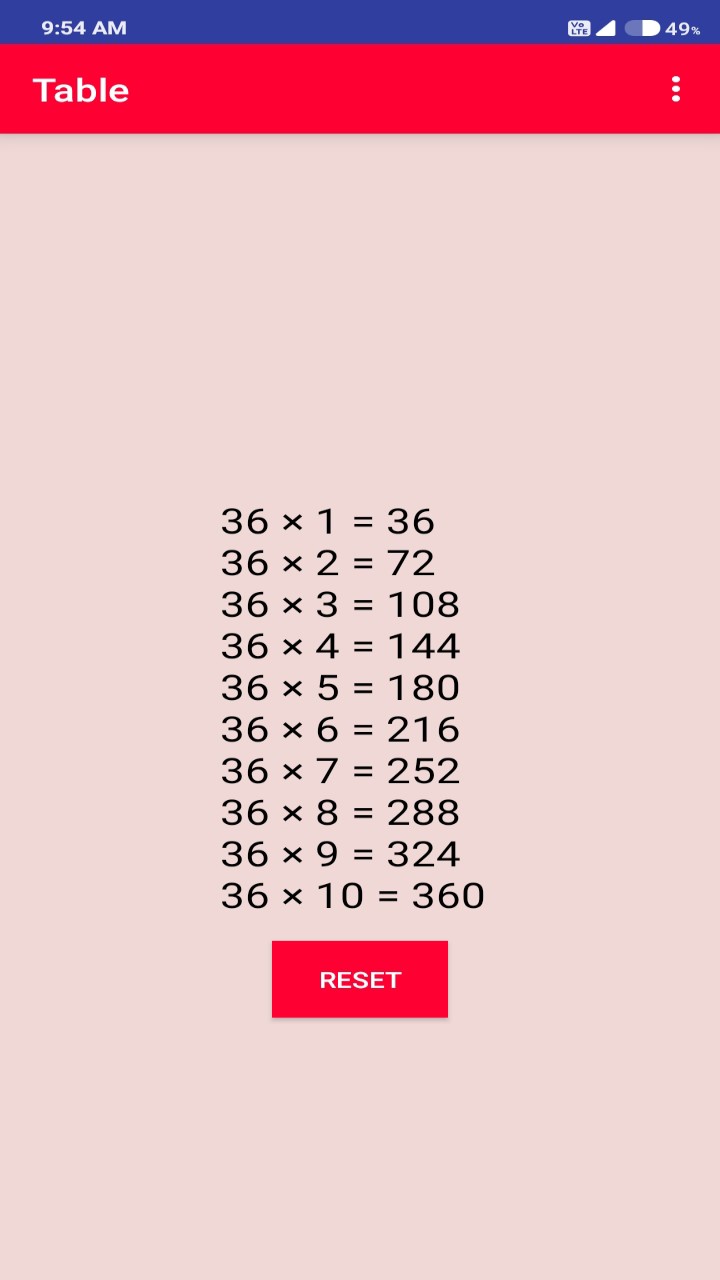 Multiplication Table - App on Amazon Appstore