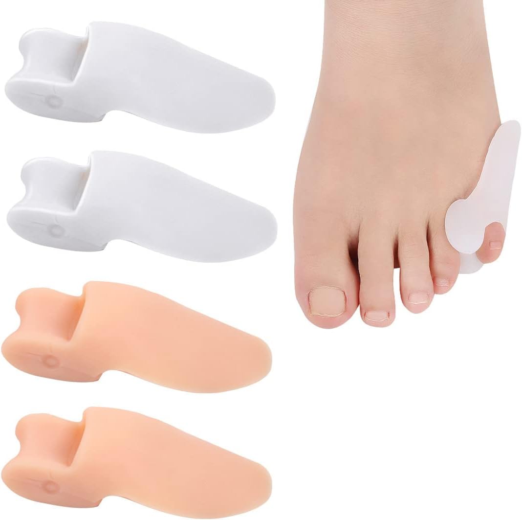 4 Pièces Orthese Hallux Valgus Correcteur silicone amélioré, separateur ...