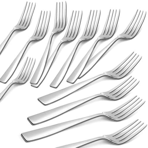 Amazon.com | 24 Piece Gold Silverware Forks, Food Grade Stainless Steel ...
