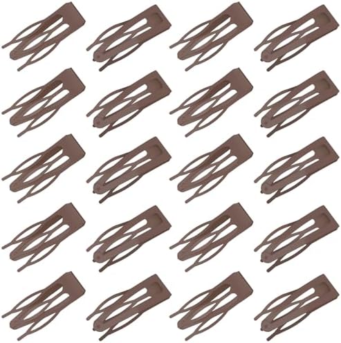 Amazon.com : ELANE 20 Pcs Metal Snap Hair Clips for Women, Barrettes ...
