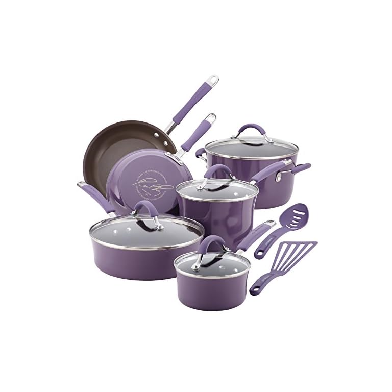 Gotham Steel Hammered Copper Cookware Set 20pc