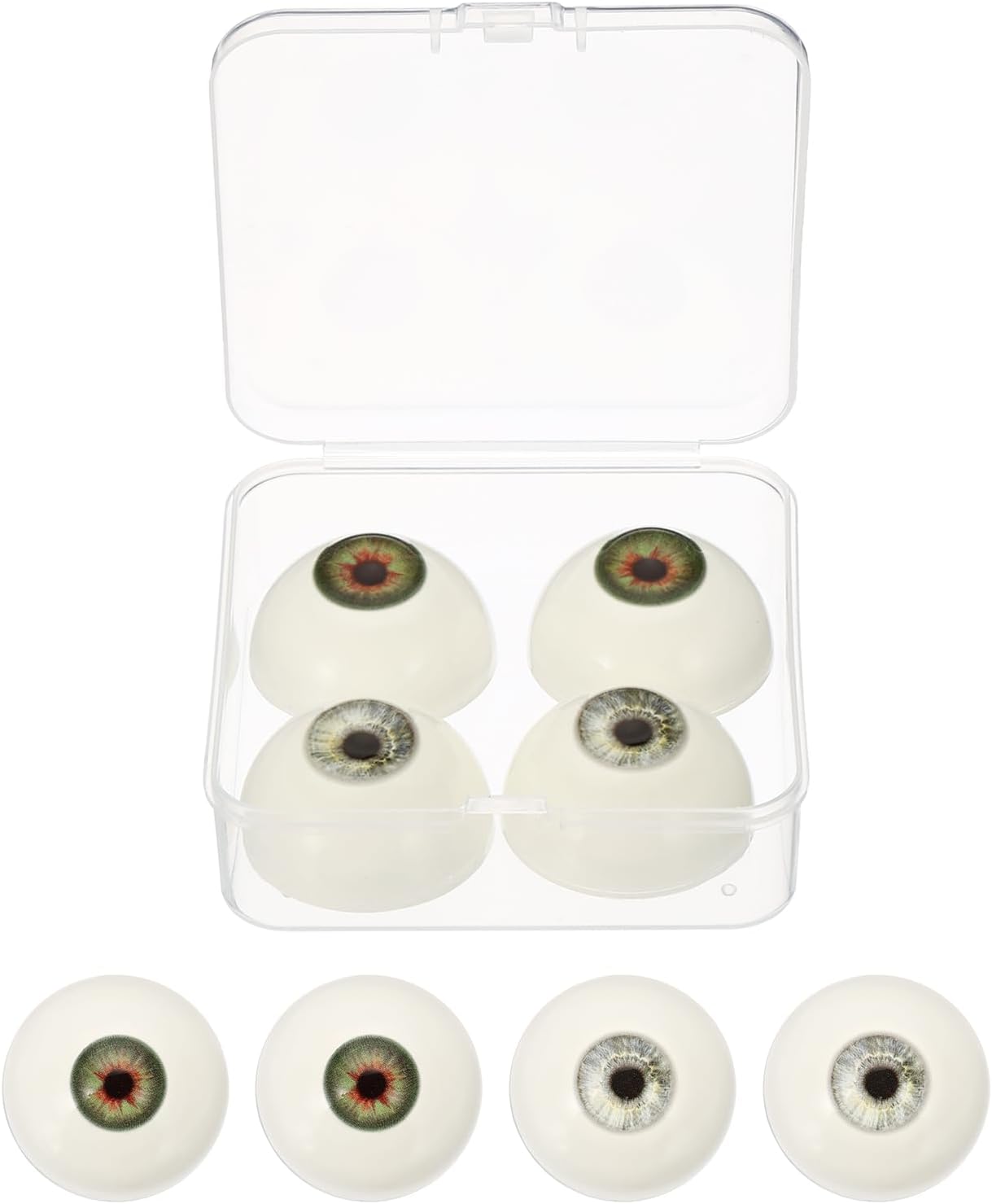 Amazon.com: PATIKIL 32 mm Realistic Eyes Big Eyeballs, 2 Pair Acrylic ...