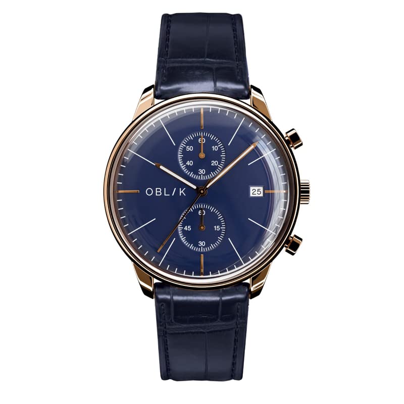 Buy OBLIK Luxury Vertu Blau Watch for Men | Elegant Design and Superior ...