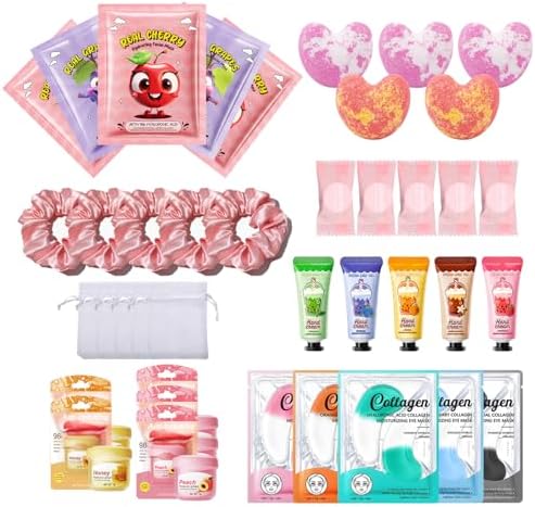 Kids Pamper Sets for Girls - 40 Piece Sleepover Party Supplies for ...