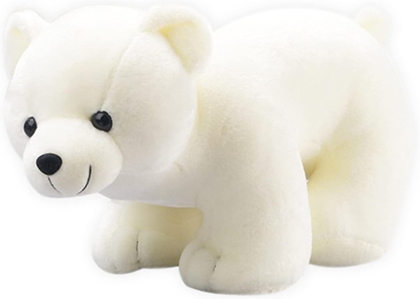 Amazon.com: AUCOOMA Polar Bear Stuffed Animal Cute Polar Bears Plush ...