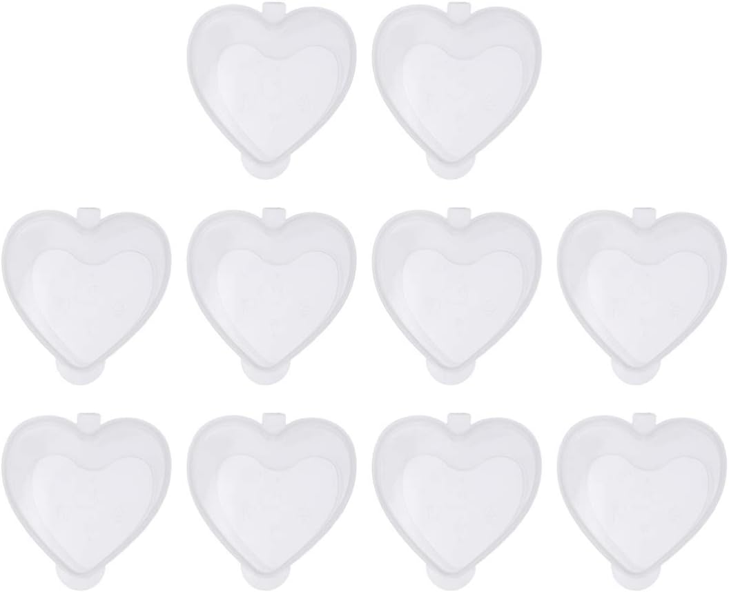 Amazon.com: SOIMISS Clear Container Heart Cup 100PCS Heart Shaped ...