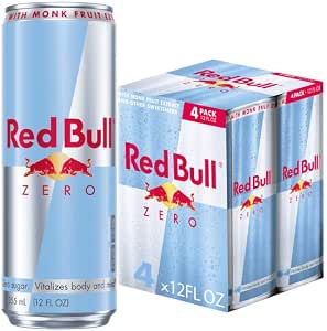 Amazon.com: Red Bull Zero Energy Drink with 114mg Caffeine plus Taurine ...
